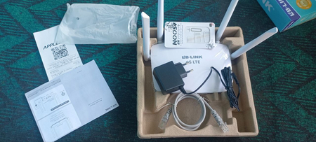 LB link 4G router sim karta + Kabel