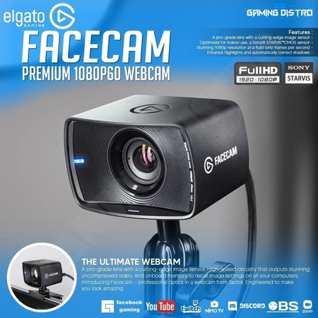 Full HD/60Fps Elgato Facecam  Веб-камера/Вебкамера