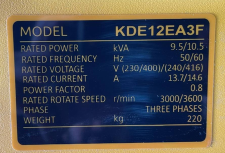 Generator COVAX 12 kva