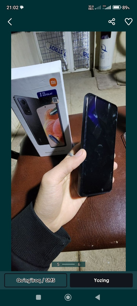 Redmi Note12pro holati idial