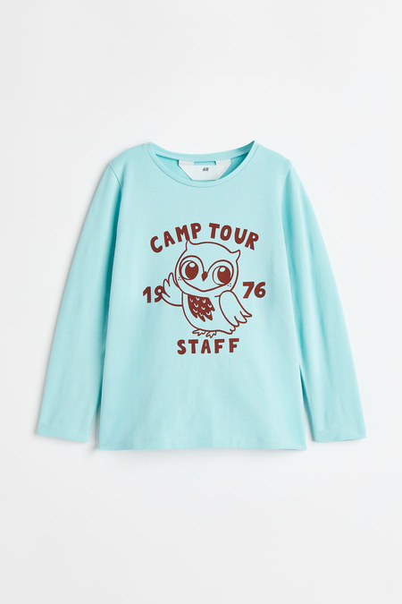 Детский лонгслив для девочек H&M Англия 2-4 год кофточка 100% хлопок