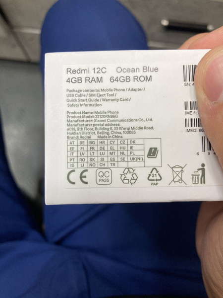 RedMi 12 C sotiladi yengi Komplekt