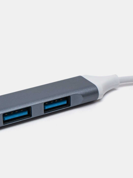 USB хаб концентратор Type-C, разветвитель на 4 порта
