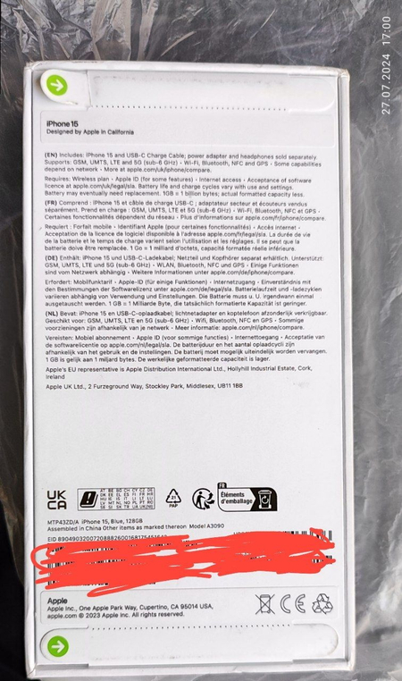 Продам I phone 15 128gb
