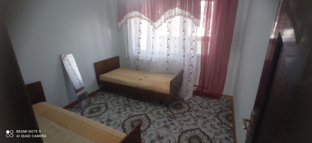 Русалка томонда жойлашган 2 хонали квартира ижарага берилади