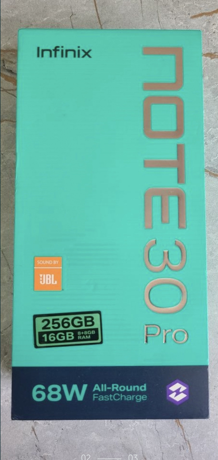 Inxenix note 30 pro  256gb/16gb