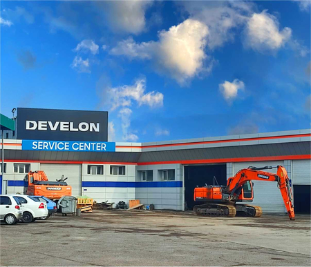 Колёсный экскаватор DEVELON DX140W