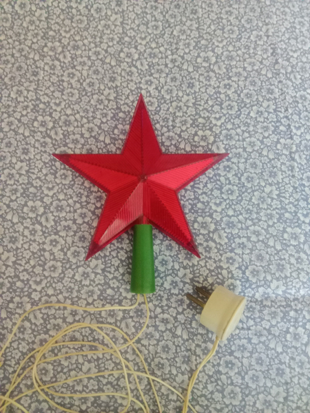 Игрушка новогодняя звезда ( СССР )