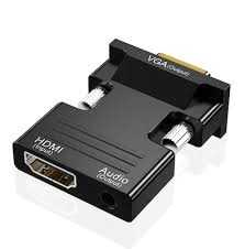 Адаптер - переходник VGA - HDMI PRO MINI, черный