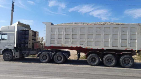 SHANXI SHACMAN CNG тягач + полуприцеп (60 т) комплект (Рассрочка)
