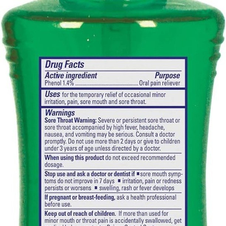 Chloraseptic sore Throat