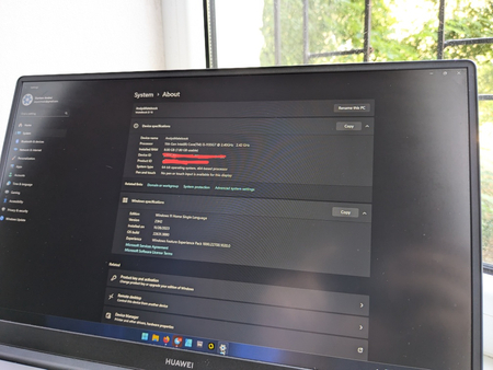 Ноутбук Huawei Matebook D15