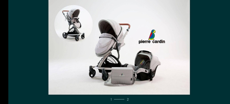Продается брендовая коляска Pierre Cardin в отличном состоянии