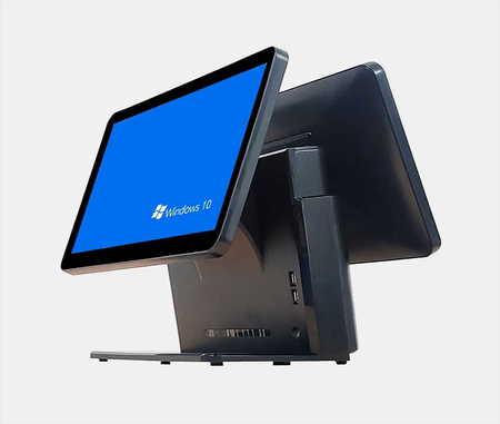 Двухсторонний Pos моноблок, для ресторанов i5,RAM 8Гб, SSD256 Гб, 15,6