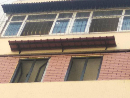 Установка козырьки навесы
