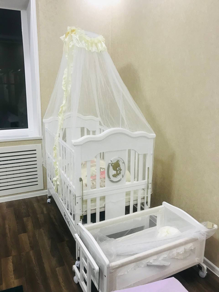Детская кроватка с люлькой My baby Дубай оригинал