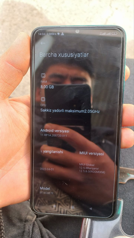 Redmi not 8 pro 2022yil