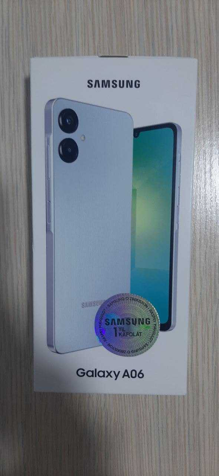 Телефон Samsung A06 новый и Адаптер 25Вт в подарок!