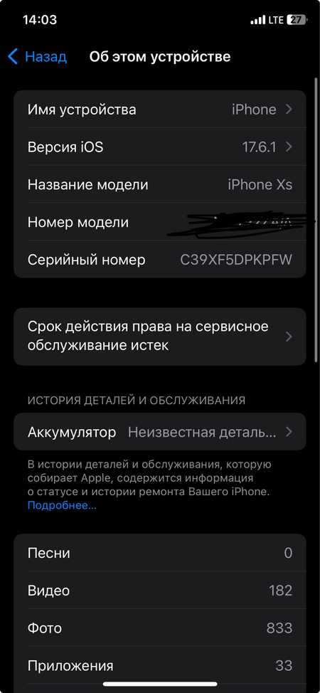 iPhone XS 256GB