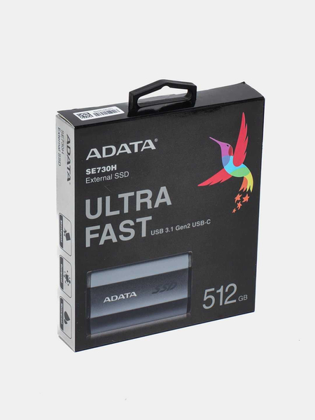 Внешний SSD Adata SE730H 512GB-256GB