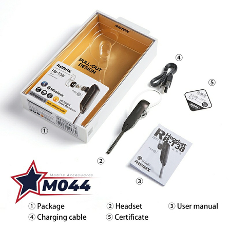 Remax RB-T38  Беспроводной Наушник Bluetooth