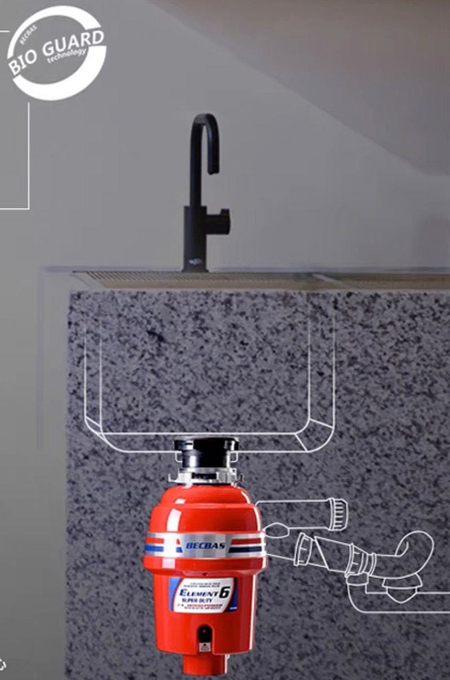 Измельчитель пищевых отходов Becbas Bath Element 60.