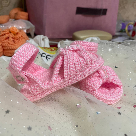 Башмачки розовые зефирки