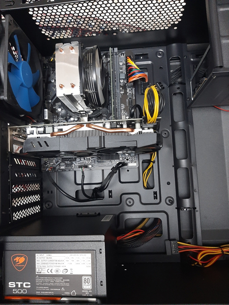 Игравой компьютер i3 10100/ssd 256/ram 8gb/rx580 8gb