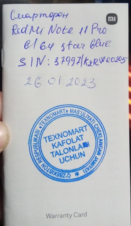 Redmi not 11 pro