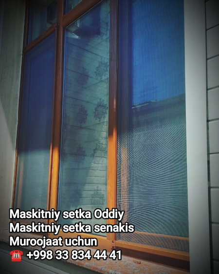 Maskitniy setka rom va eshiklar uchun