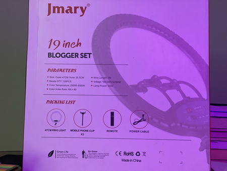 Jmary selfi lampa + mikrofon BONUS