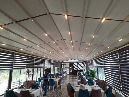 Pergola. Kafe restoran va uylar uchun Soyabonlar