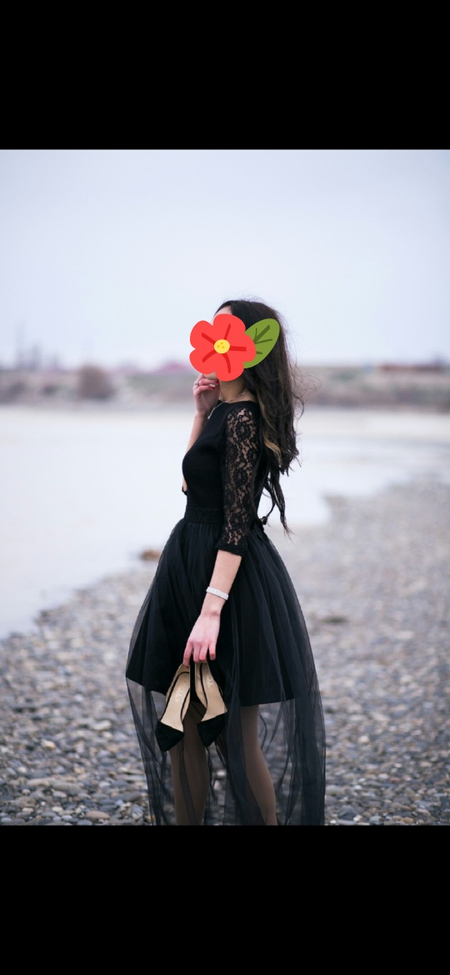 Платье чёрное вечерое