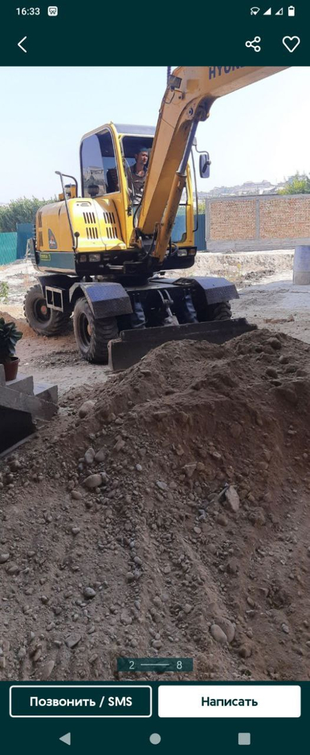 Ekskavator va yuk tashish g‘isht, qum, klines yetkazib berish xizmati