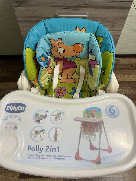 Стульчик для кормления Chicco Polly 2-in-1 Чико Полли