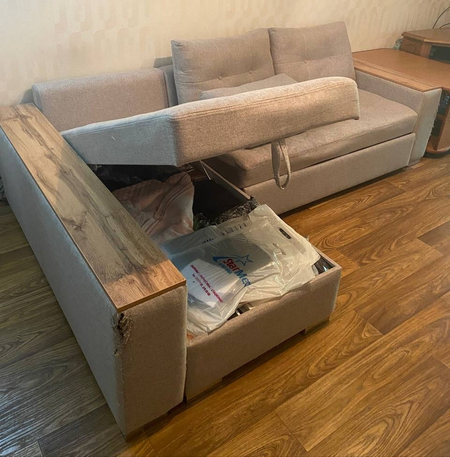 Диван раскладной с хранением