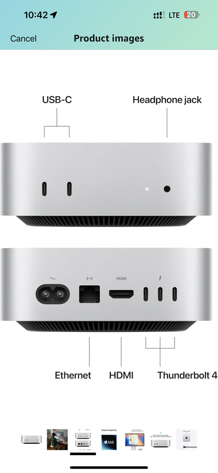 Mac Mini M4  2024 Новый