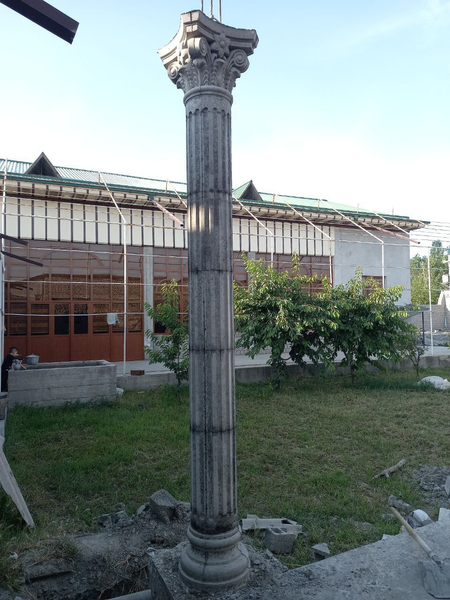 Rim ustunlarini quyamiz joyiga borib .