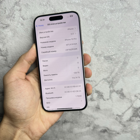 Iphone 15pro Natural Titan 128gb 92% Radnoy !!