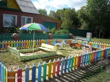 Заборчики для детской площадки на заказ.