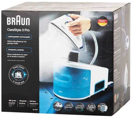Парогенератор Braun IS3157BL белый/синий