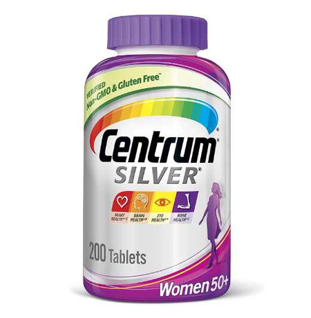 Мультивитаминная добавка Centrum Silver для женщин 50+, 65 штук