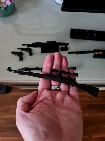 Игрушечное оружие, модели 1:6, миниатюры 1/6, масштабные, пазл