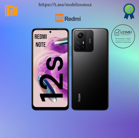 Redmi Note 12s  8/256Gb Global  IMEI +Гарантия