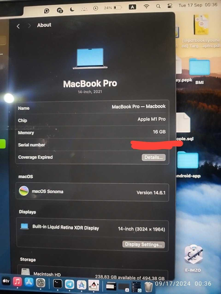 MacBook Pro M1 Pro