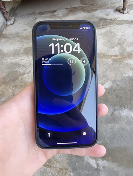 Iphone 12 ideal 128 gb dual sim aybi yoq obmenga
