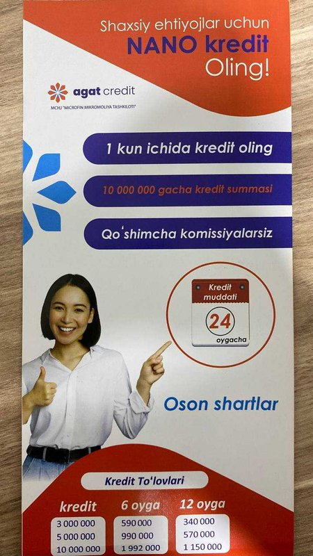 Tezkor garovsiz kredit; Mikrozaym