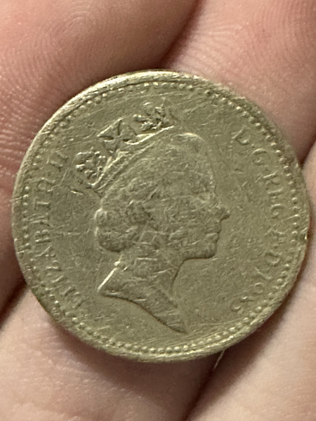 One Pound, 1985, tanga, монета