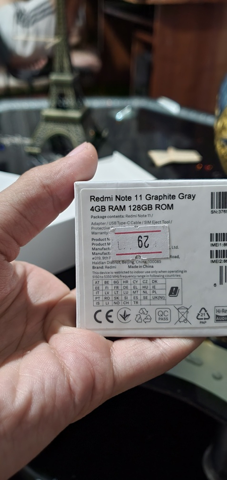 Redmi Note 11 4/128 Graphite Gray Srochnoo