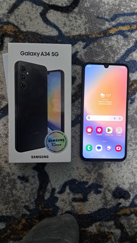 Samsung a34 сотилади. Кувасой шахрида